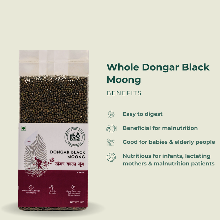 Whole Dongar Black Moong – OOO Farms