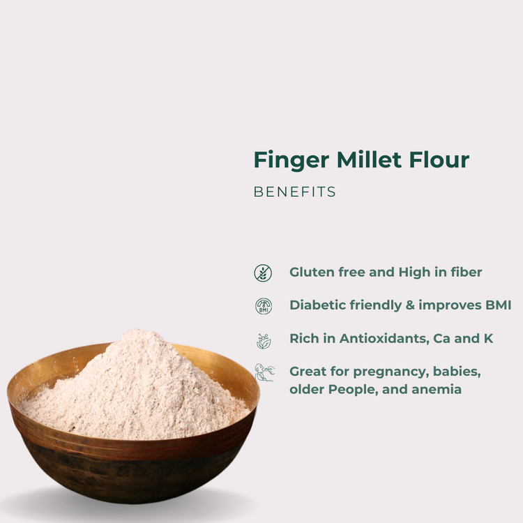 Finger Millet Flour / Ragi Flour – OOO Farms