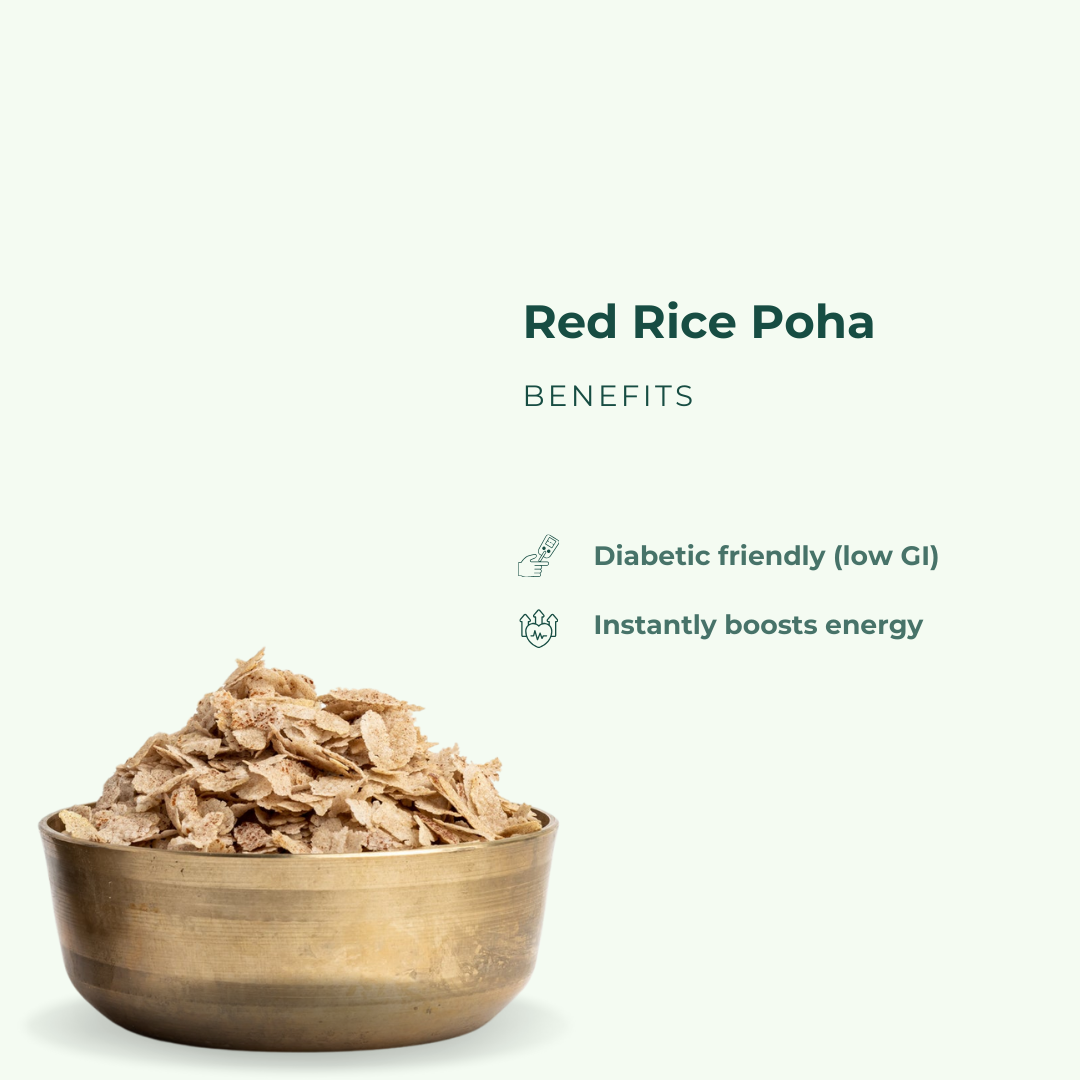 Red Rice Poha – OOO Farms