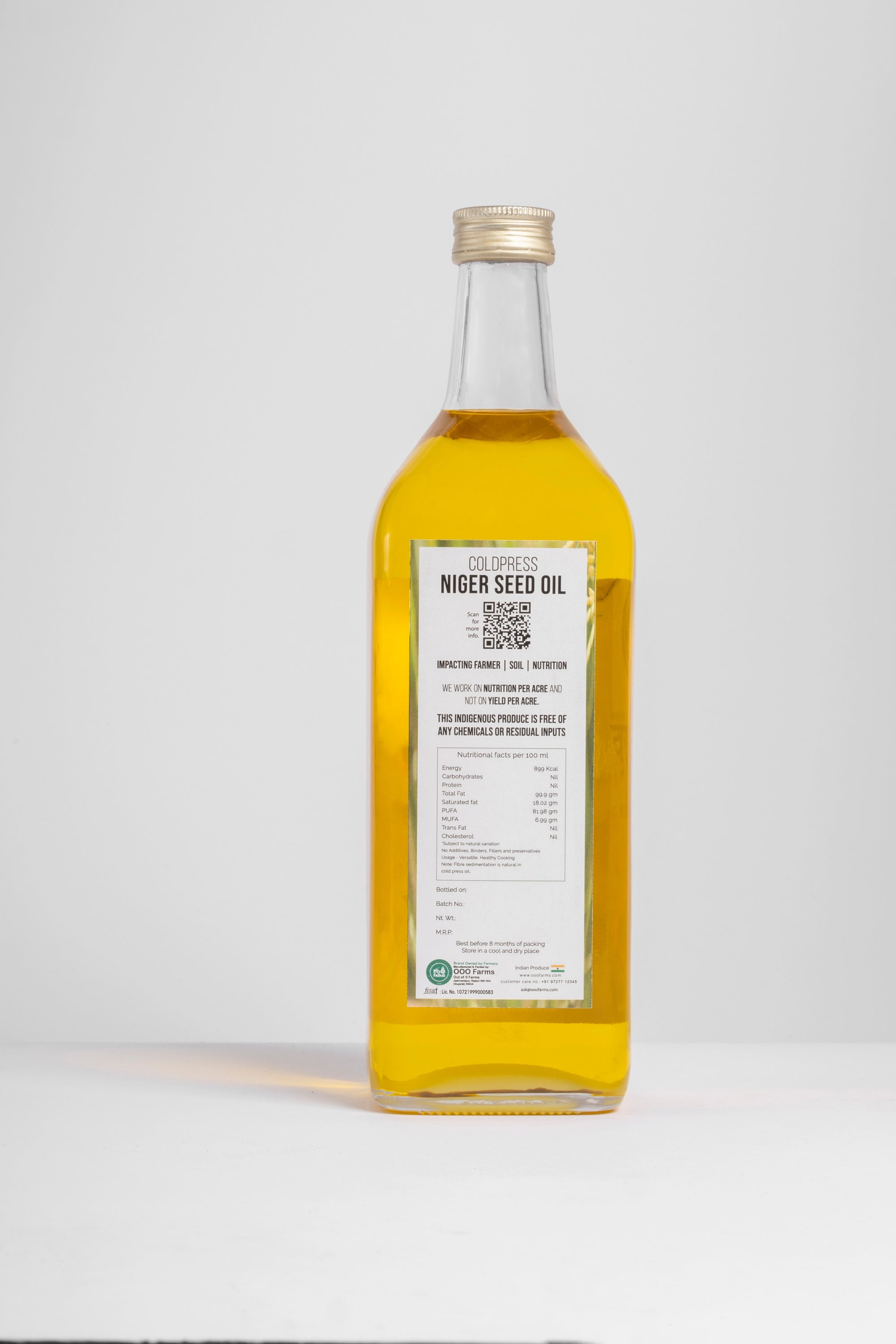 Niger Seed Oil / रामतिल / खुरासणी तेल – OOO Farms
